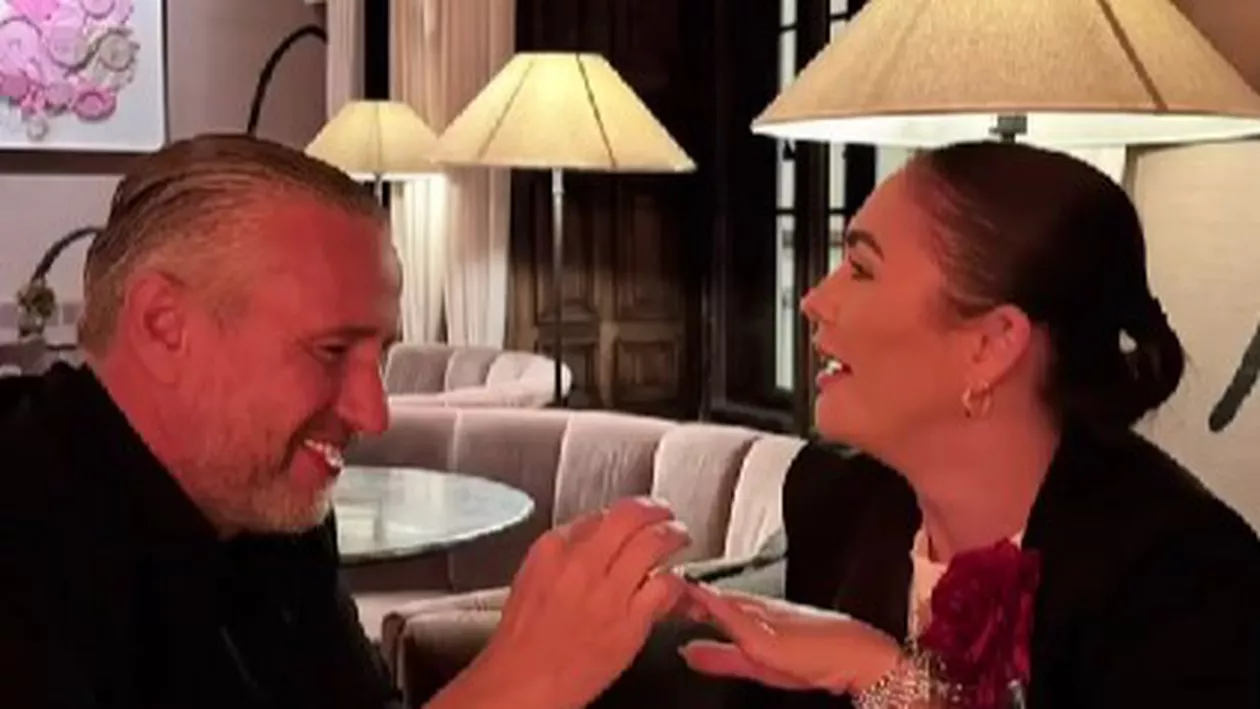 Laurențiu Reghecampf a făcut pasul cel mare și a cerut-o în căsătorie pe Corina Caciuc. Iubita ...